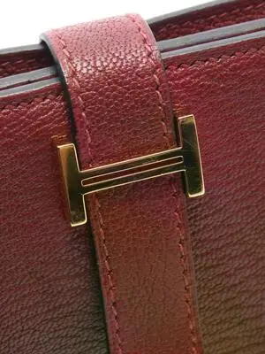 Hermès 2022 Bearn Soufflé Bi-fold Wallet - Red