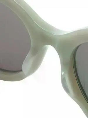 Balenciaga Oval Frame Sunglasses - Grey