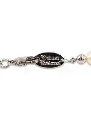 VIVIENNE WESTWOOD Tone Faux Pearl Orb Pendant Necklace