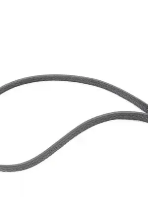 Hermès Cheval Tresse Leather Bag Charm - Black