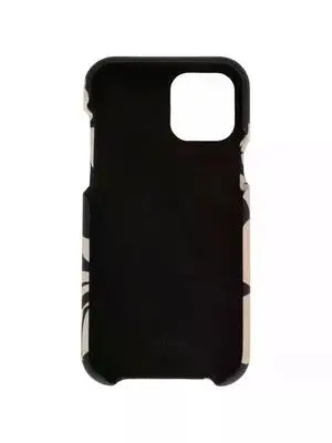 TOM FORD Floral-print Grained-texture Phone Case - Black