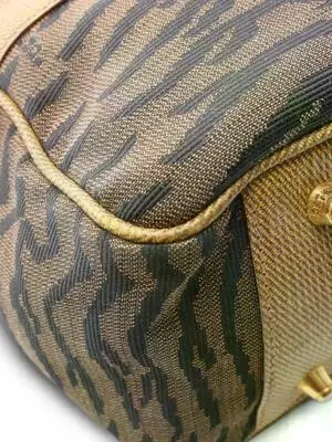 Fendi Zebra Canvas Tote Bag