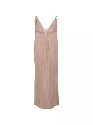 BAOBAB Clarissa Pointelle-knit Front-slit Top - Neutrals