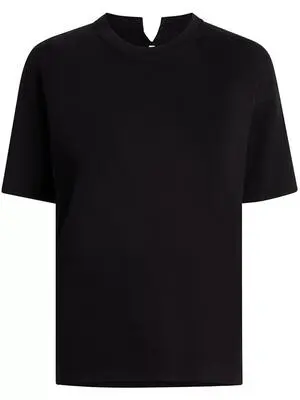 Another Tomorrow Seamed Cotton T-shirt