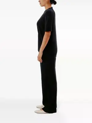 Another Tomorrow Seamed Cotton T-shirt