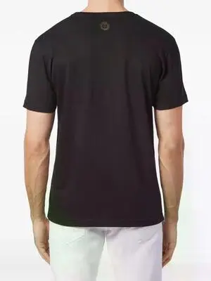 BILLIONAIRE Baroque-print Round-neck T-shirt