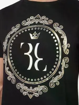 BILLIONAIRE Baroque-print Round-neck T-shirt