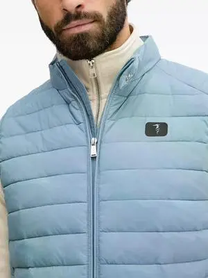 TRUSSARDI Quilted Logo Patch Gilet