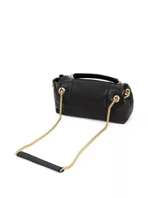 TRUSSARDI Logo Stamp Chain-link Shoulder Bag