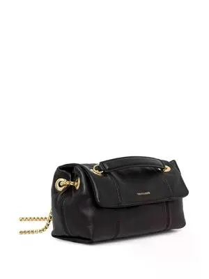 TRUSSARDI Logo Stamp Chain-link Shoulder Bag