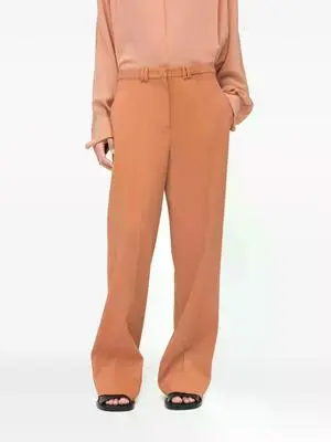 Another Tomorrow Straight-leg Viscose Trousers