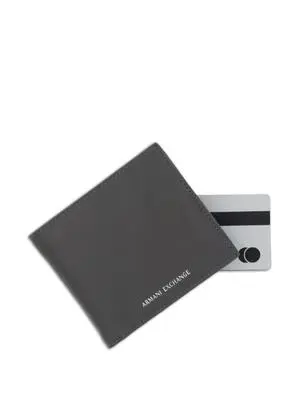 Armani Exchange Logo-lettering Bi-fold Wallet