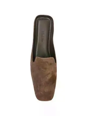 Max Mara Tessile Flat Mules - Brown