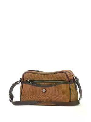 GIANNI CHIARINI Cora Ribbed Shoulder Bag - Brown