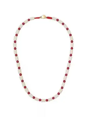 ROXANNE ASSOULIN Beaded Carnelian Necklace - Neutrals