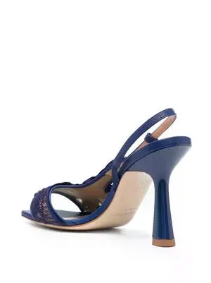 Alberta Ferretti 100mm Embellished Sandals