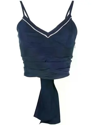 Alberta Ferretti Trimmed Camis Tanks For Women