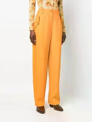 Alberta Ferretti Straight Hem Pants For Women