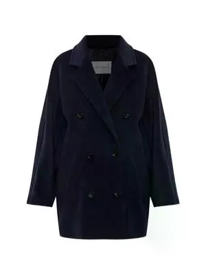 Max Mara Double-breasted Coat - Blue