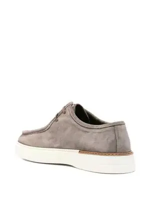 JOHN HARRISON Lace-up Suede Loafers