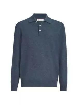 Brunello Cucinelli Cashmere-knit Polo Shirt