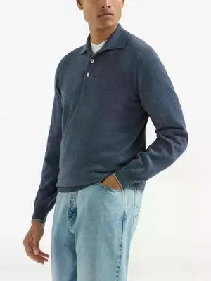 Brunello Cucinelli Cashmere-knit Polo Shirt