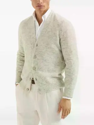 Brunello Cucinelli Alpaca, Cashmere And Wool Cardigan