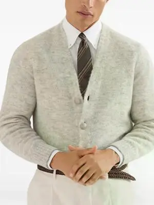 Brunello Cucinelli Alpaca, Cashmere And Wool Cardigan
