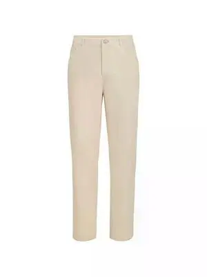 Brunello Cucinelli Garment-dyed Five-pocket Cotton Corduroy Trousers - Neutrals