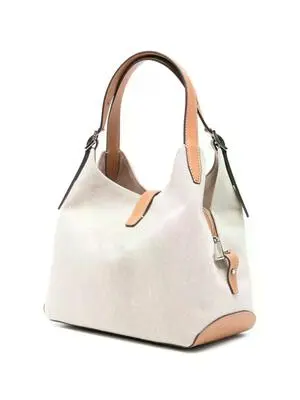 Kate Spade New York Canvas Tote Bag With Leather Trim