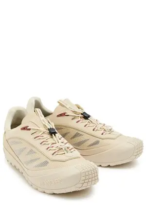 Moncler Trailgrip Lp Panelled Nubuck And Suede Sneakers