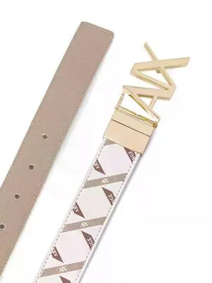 Armani Exchange Reversible Belt With Gold-tone Hardware