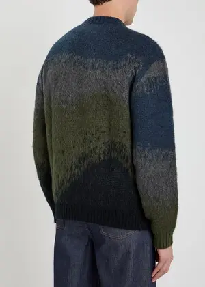 Carhartt Work In Progress Tinley Striped Jacquard Brushed-knit Jumper - Multicoloured 1