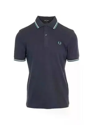 Fred Perry Twin Tipped Polo Shirt - Blue