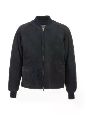 VOLFAGLI FIRENZE Suede Bomber Jacket