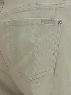 7 For All Mankind Calie Straight-leg Jeans With Embroidered Detail