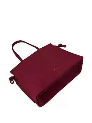 ESIN AKAN Large Emma Leather Tote Bag - Red