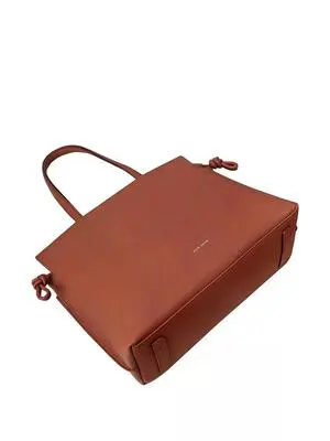 ESIN AKAN Large Emma Leather Tote Bag
