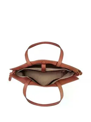 ESIN AKAN Large Emma Leather Tote Bag