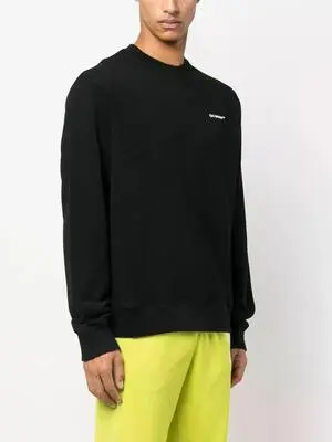 Off-White Logo Print Long Sleeve Sweatshirt