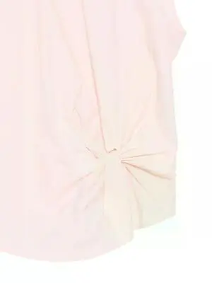 JNBY Twist-detail Draped Top - Pink