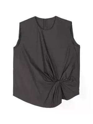 JNBY Twist-detail Sleeveless Top - Grey