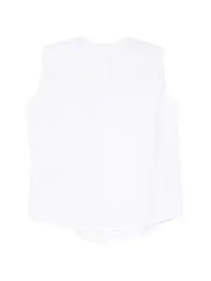JNBY Sleeveless Draped Top - White