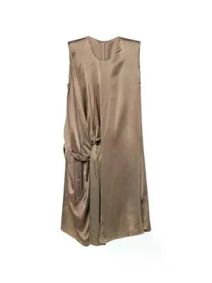 JNBY Matte Finish Twisted Dress - Neutrals