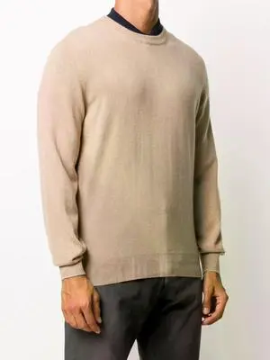 Brunello Cucinelli Regular-fit Crew-neck Pullover - Neutrals