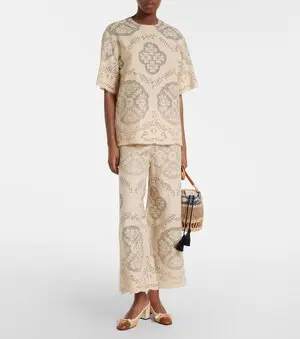 Valentino Garavani Floral Knitted Top