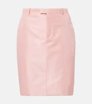 Gucci Faille Pencil Skirt - Pink