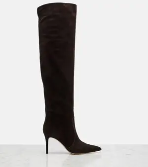 GIANVITO ROSSI Suede Knee-high Boots - Brown