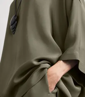 Eskandar Silk Boatneck Tunic