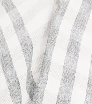 Eskandar Linen Cape Shirt With Asymmetrical Hem